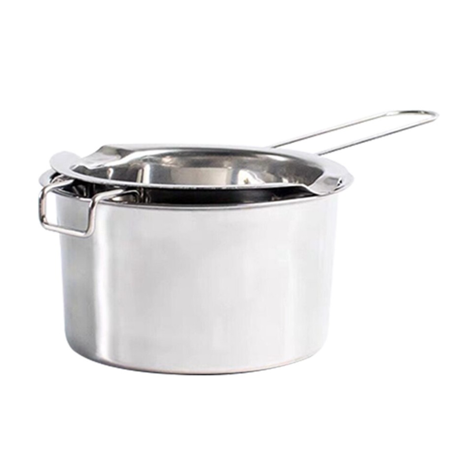 2 Pcs Wax Bean Melting Pan Stainless Steel 400ml Wax Bowl for Candle ...