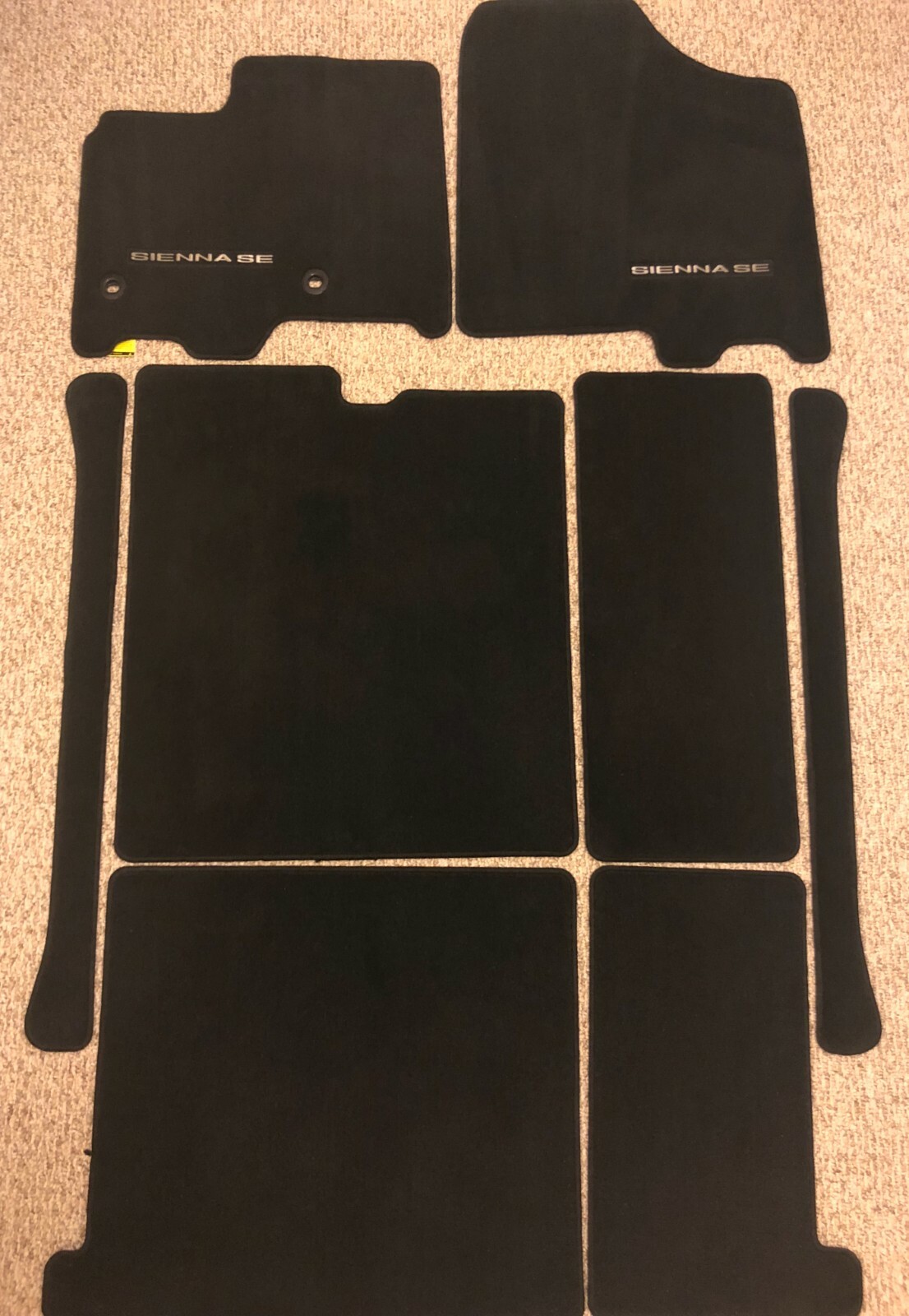 2011-2020 Toyota Sienna SE OEM floor mat set (8pc) Black PT206-08171-20 ...