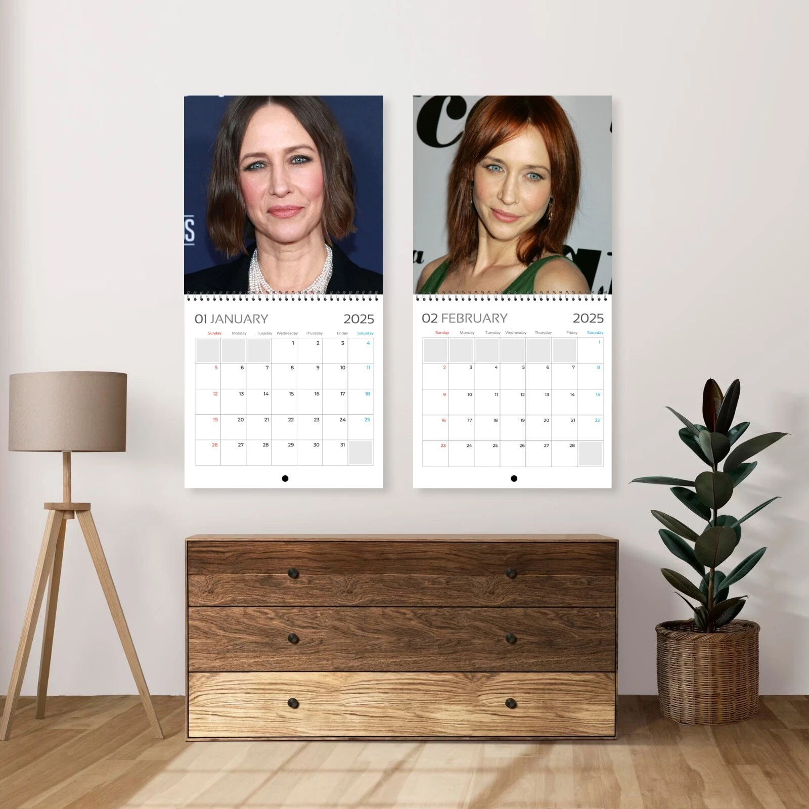 Vera Farmiga 2025 Hollywood Stars Calendar, 12-Month Actress Wall ...