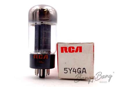 Vintage RCA 5Y4GA Full Wave Rectifier Output Radio Audio Vacuum Tube ...