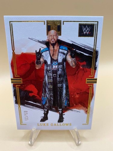 2023 PANINI IMPECCABLE WWE SILVER LUKE GALLOWS /35 | eBay