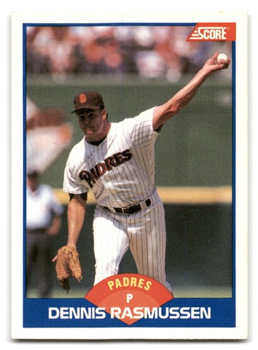 Dennis Rasmussen 1989 Score #562 San Diego Padres BASEBALL | eBay