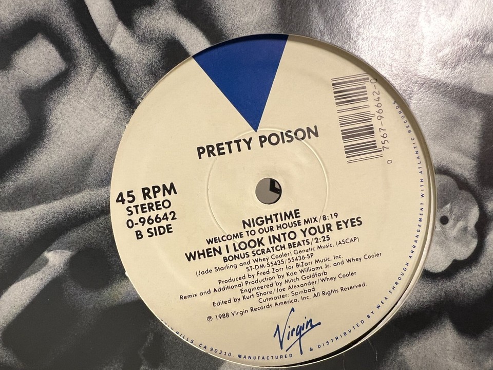 Pretty Poison When I Look Into Your Eyes Nighttime 12" 1988 virgin ...
