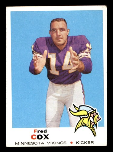 1969 Topps Football #217 Fred Cox VG/EX *e1 | eBay