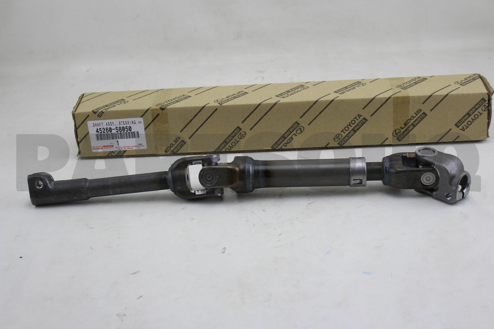 4526058050 Genuine Toyota SHAFT ASSY, STEERING INTERMEDIATE, NO.2 45260 ...