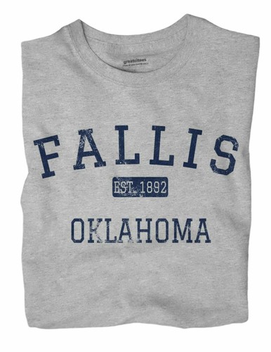 Fallis Oklahoma OK T-Shirt EST | eBay