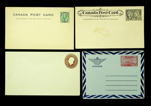 SEPHIL CANADA 4 FINE UNUSED POSTAL CARDS/PS ENVELOPE/AIRMAIL AIR LETTER ...