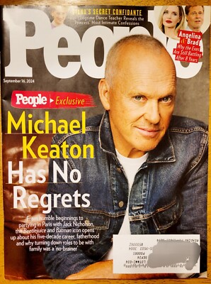 People Magazine September 16th 2024: Michael Keaton Has No Regrets | eBay