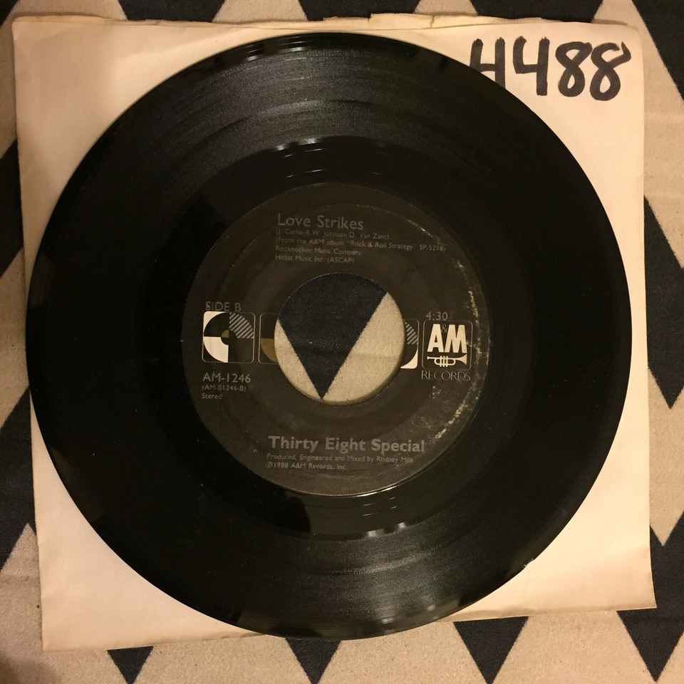 Thirty Eight Special ‎– Rock & Roll Strategy / Love Strikes Rock 45 ...