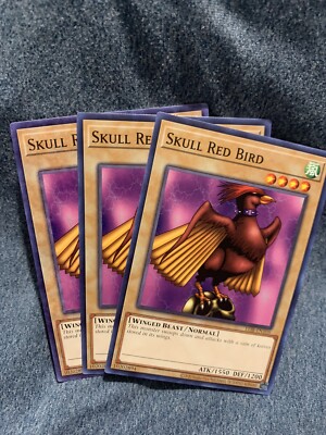 Yugioh Skull Red Bird Common LOB-en105 25th Anniversary X3 | eBay