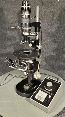 VINTAGE NIKON INVERTED MICROSCOPE W/ LIGHT SOURCE | eBay