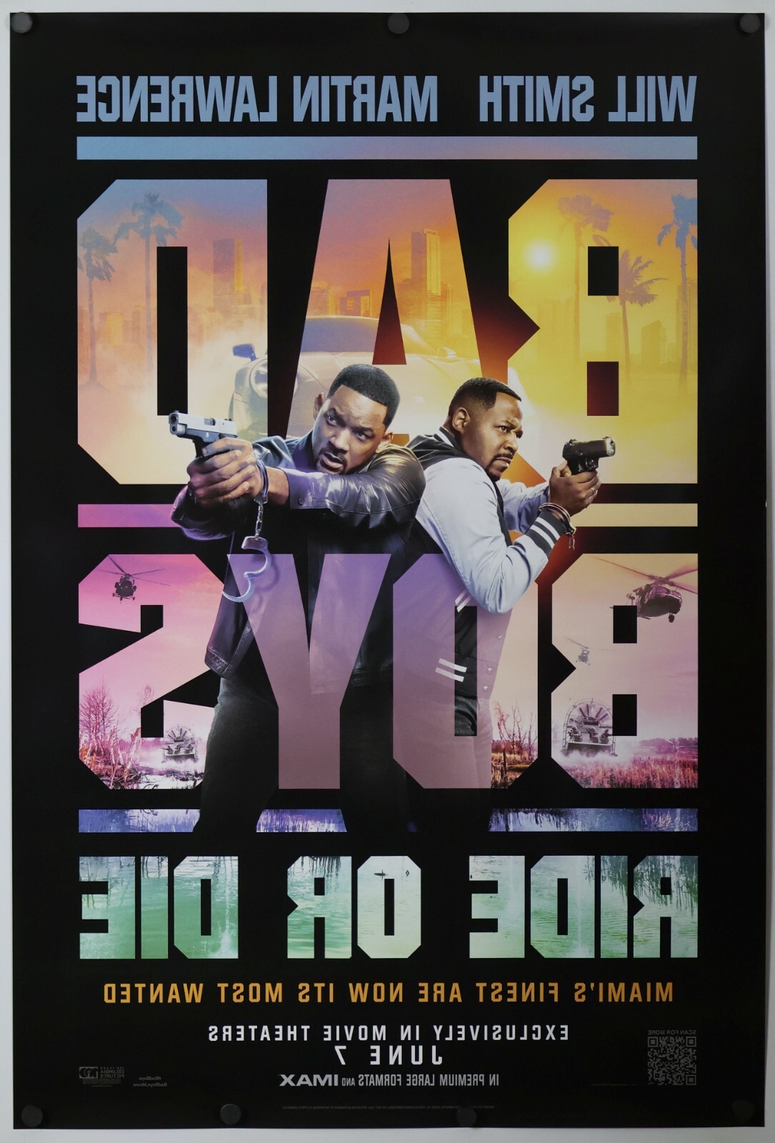 Bad Boys Ride Or Die - original DS movie poster 27x40 D/S Adv 2024 | eBay