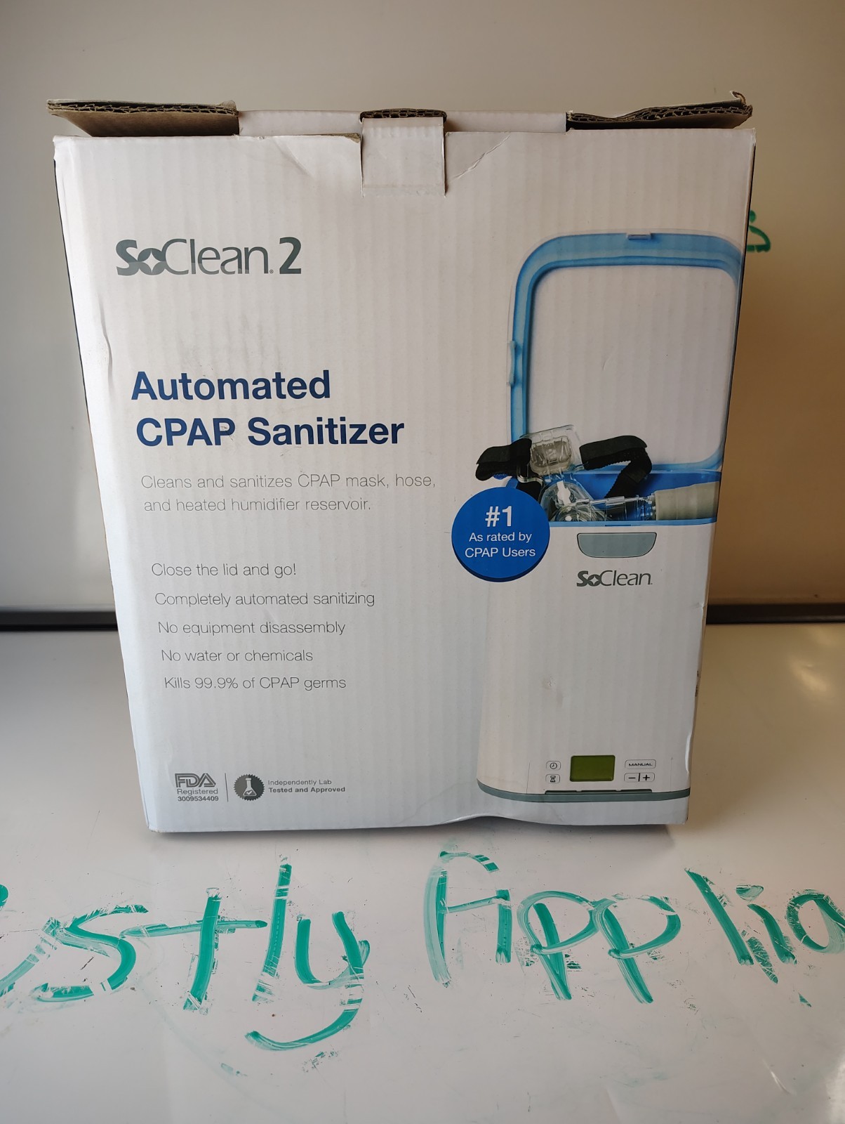 SoClean 2 SC1200 CPAP Cleaner & Sanitizer Machine, Tested, Used