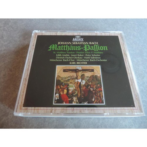 Bach / St. Matthew Passion Karl Richter Etc. 3 Cds // Cd | eBay