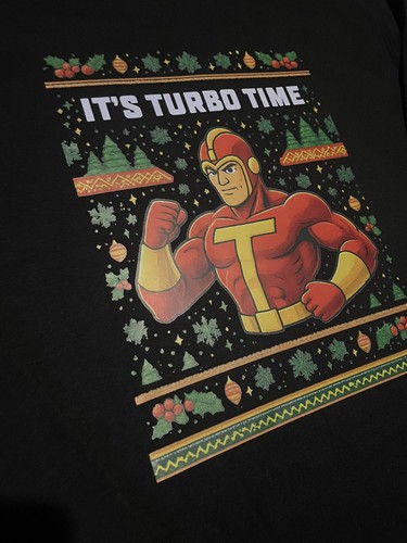 Funny jingle all the way turbo man Christmas jumper all sizes s-2xl ...