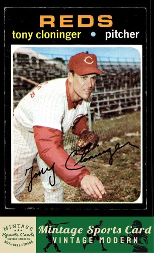 1971 Topps - Tony Cloninger - #218 Cincinnati Reds | eBay