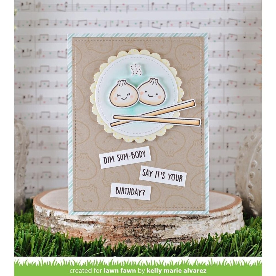 Scrapbooking Crafts Lawn Fawn Clear Stamps Dim Sum-Body Say It's Your ...