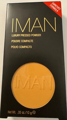 IMAN Cosmetics Luxury Pressed Powder Shade Clay Medium .35 Oz | eBay