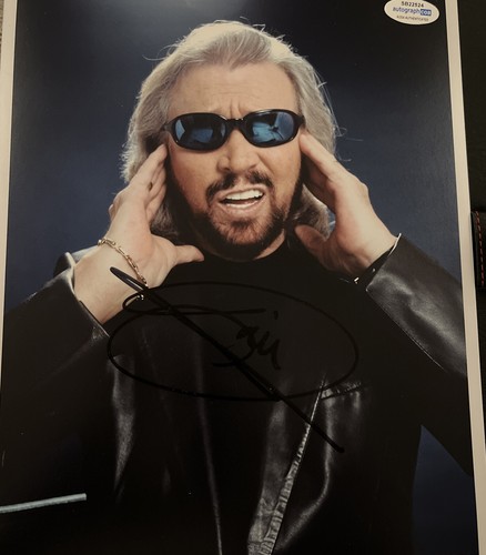 Barry Gibb Autograph 10x8 ACOA Cert | eBay