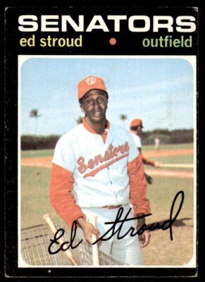 1971 Topps Ed Stroud . Washington Senators #217 | eBay