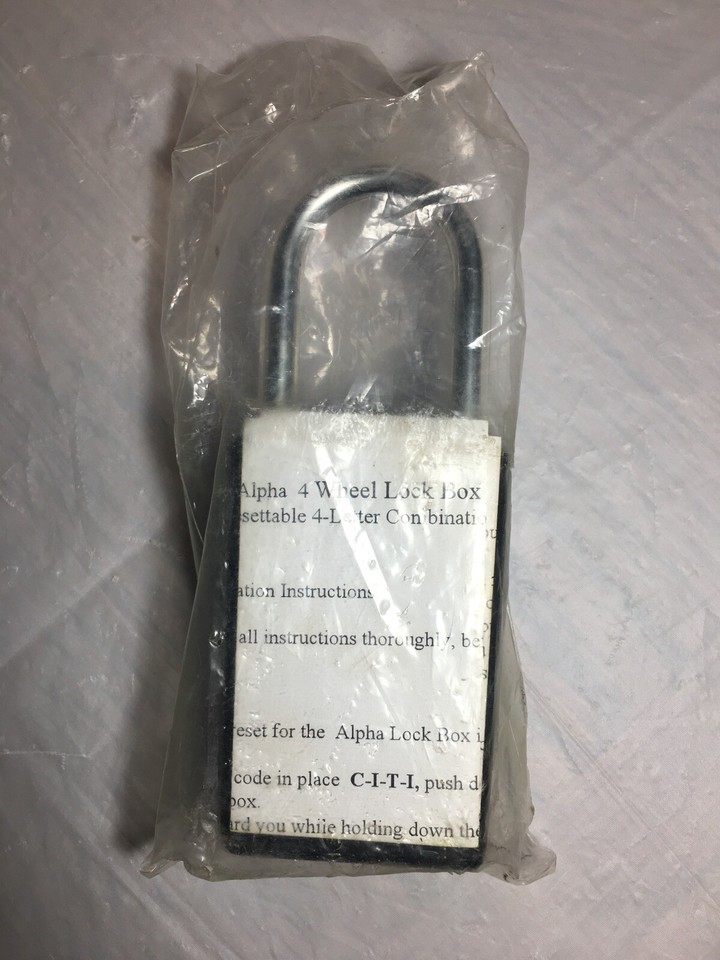 1 PACK Alpha 4 Digit Key Lockbox for Realtor Real Estate Or Security ...