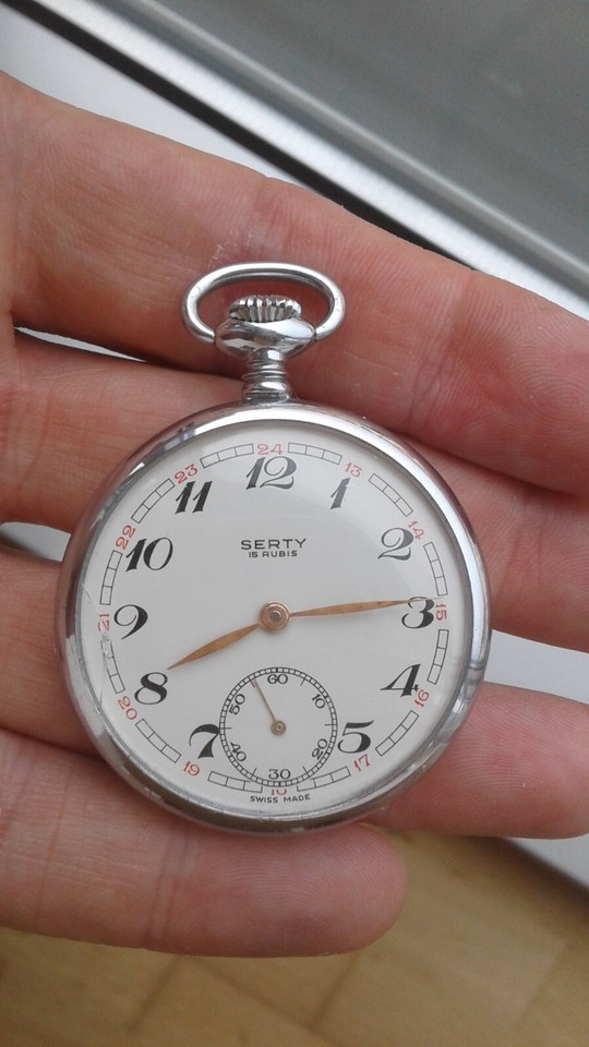 Serty BBN UT 285 497 SUBSECONDS OROLOGIO DA TASCA MANUAL VINTAGE NOS ...