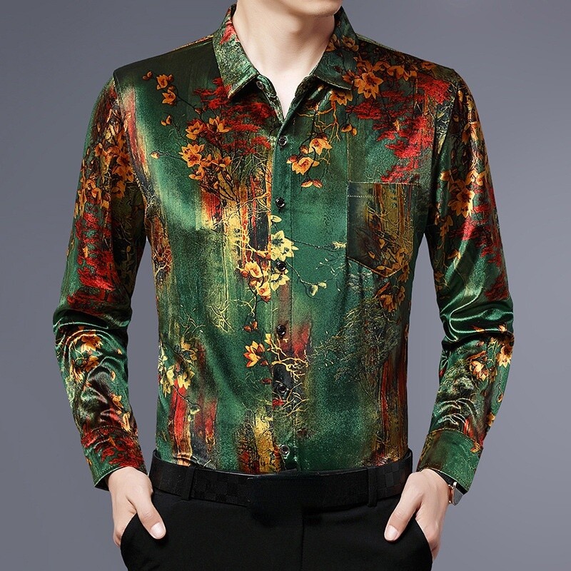 Flower Blouses For Guys Men's Floral Short Sleeve Shirts: A Summer