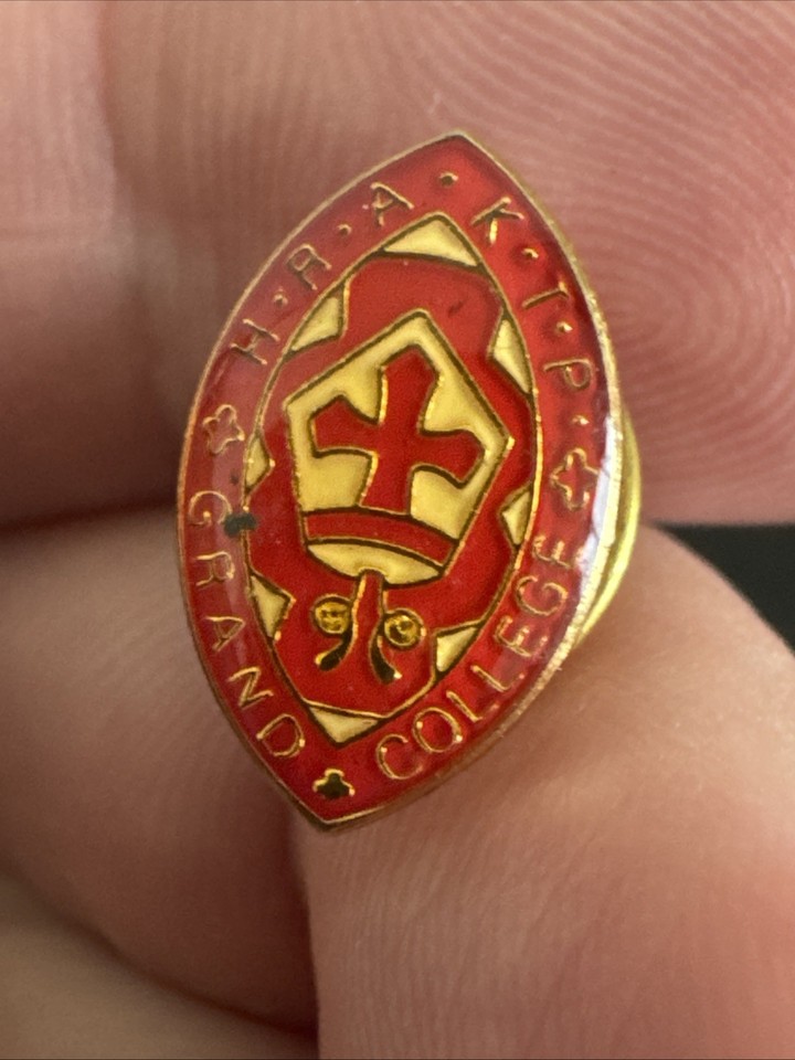 Holy Royal Arch Knight Templar Priests Pin / Lapel Badge | eBay UK