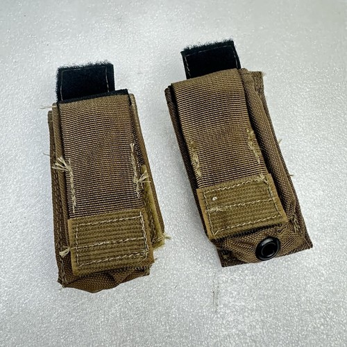 2 Marine Corps 9MM Single Mag Magazine Pouch Coyote MARSOC USMC MLCS ...