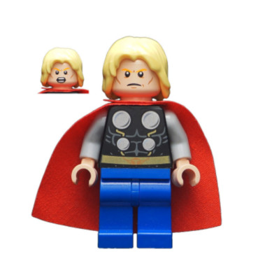 Lego Thor 76018 (No Beard) Marvel Super Heroes Minifigure | eBay