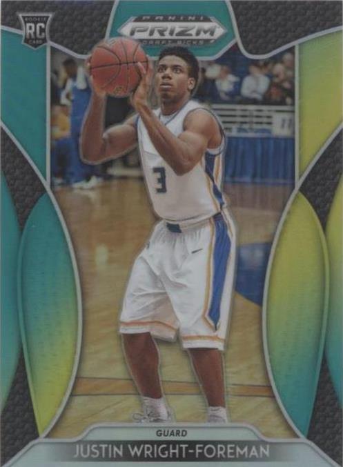 2019-20 Panini Prizm Draft Picks - Justin Wright-Foreman #55 Green ...