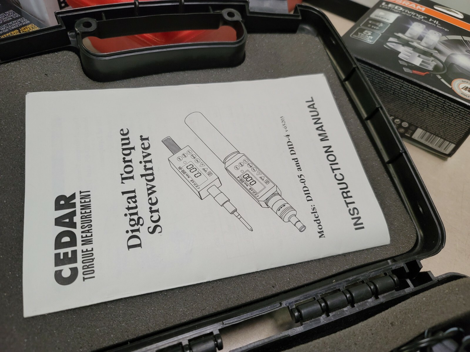 Cedar DID-4 Digital torque ratchet screwdriver | eBay