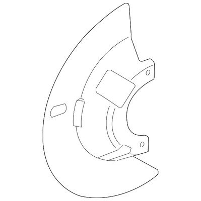 Genuine Ford Splash Shield 8C2Z-2K005-A | eBay