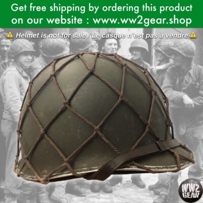 www.ww2gear.shop ⬅ ww2 us army helmet net (spider type) | eBay