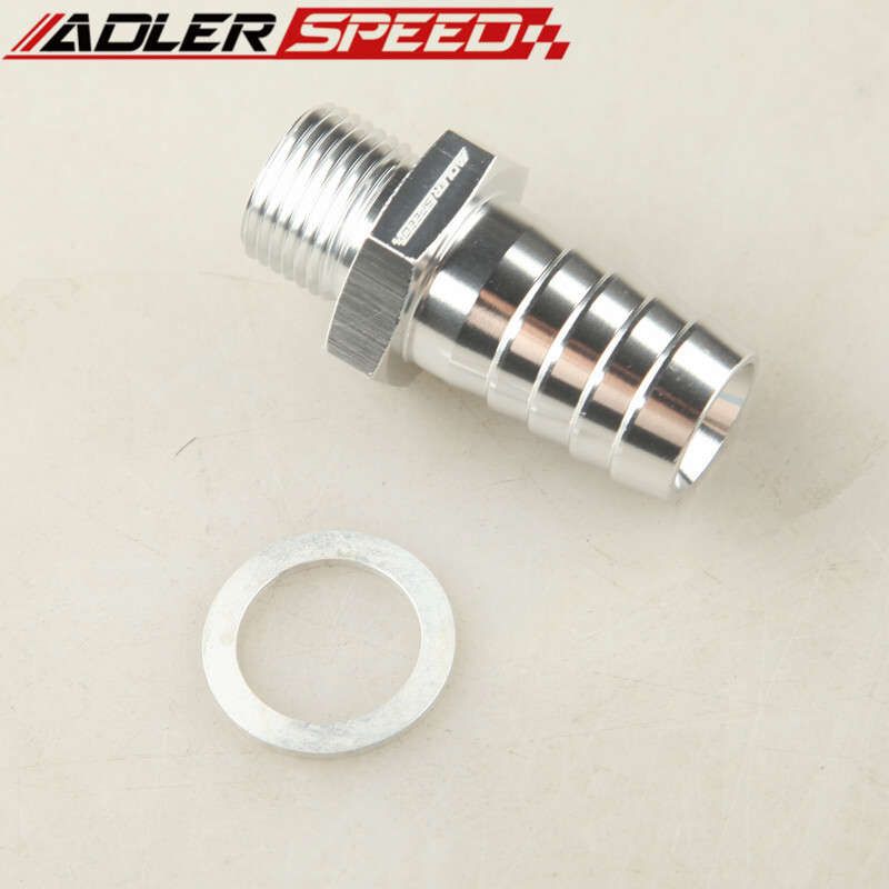 M10x1.0 M12x1.5 M14x1.5 M18x1.5 To Hose Barb Fitting Adapter Fuel Pump ...