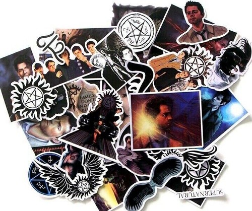 SUPERNATURAL Stickers [C] TV Show SYMBOLS ~ Vinyl Waterproof Skateboard ...