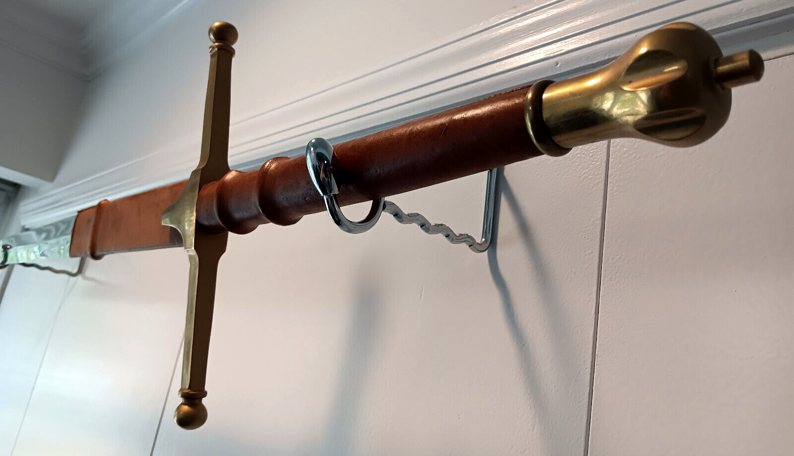 Vintage 52" O.A. "Braveheart" Replica Sword/ Stainless/ Brass Guard ...