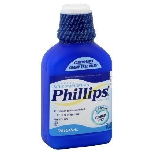 Phillips Milk Of Magnesia Saline Laxative Cramp Free Original Strength ...