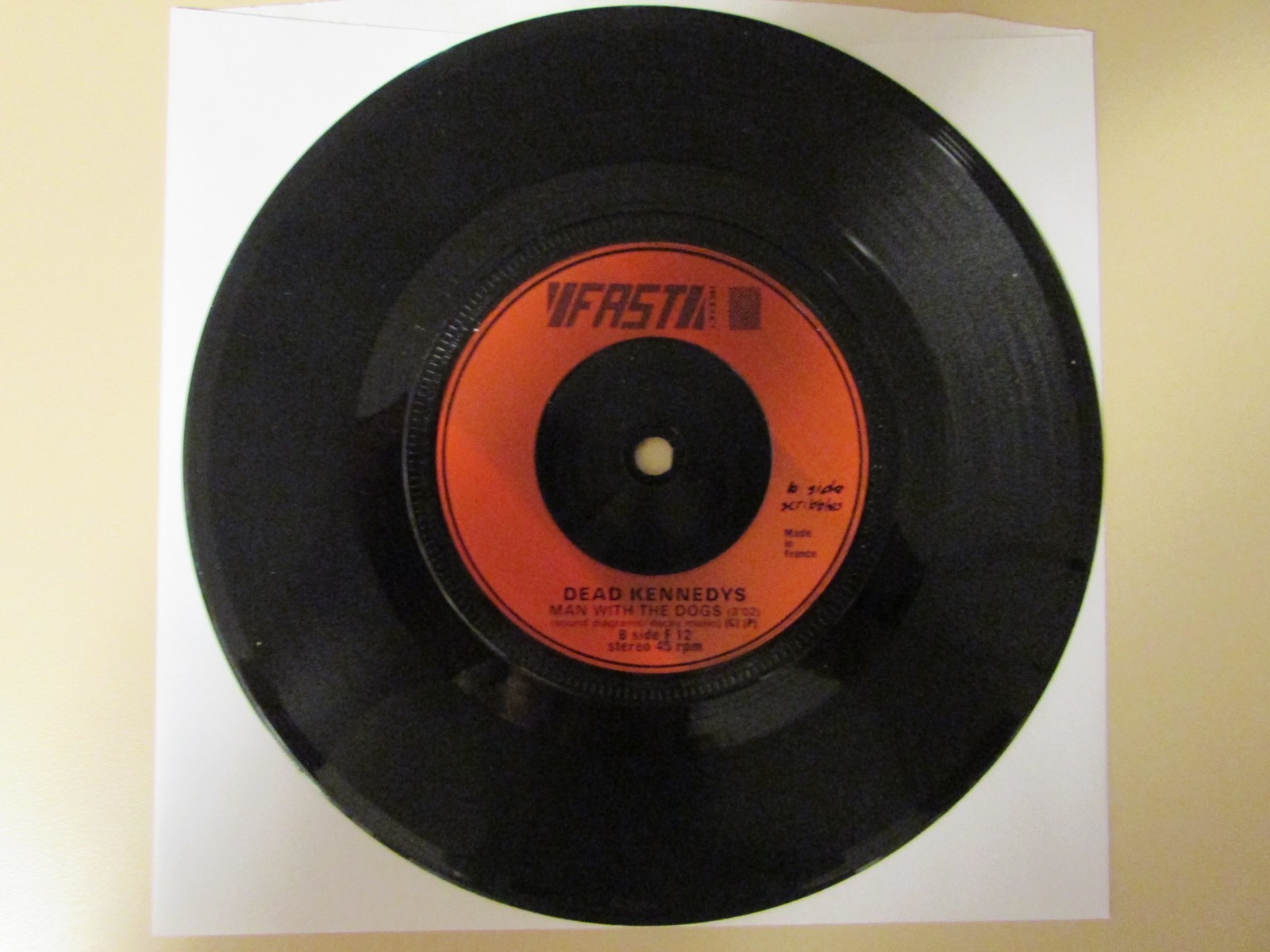 Dead Kennedys California Uber Alles 198? Fast Prod UK Import 7" Repress ...