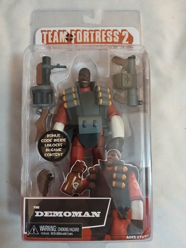 Team Fortress 2 The Demoman Red Action Figure NECA Valve 2012 Opened | eBay