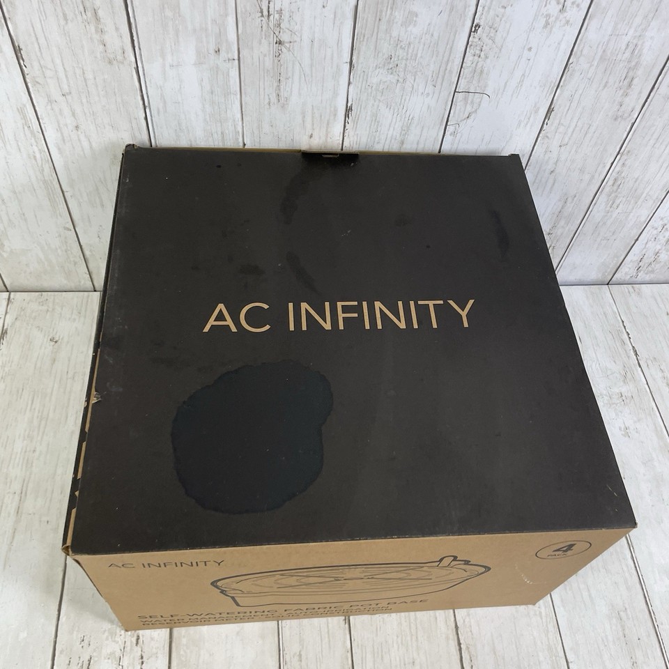 Self-Watering Fabric Pot Base Grow Tents, Greenhouses, Gardens 4pk AC ...