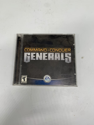 Command and Conquer Generals PC Game CD-ROM War Strategy Battle Game ...