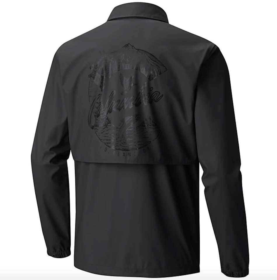 Columbia Men's LMTD IBEX Coaches Jacket sizes S M Nori Black Shell | eBay