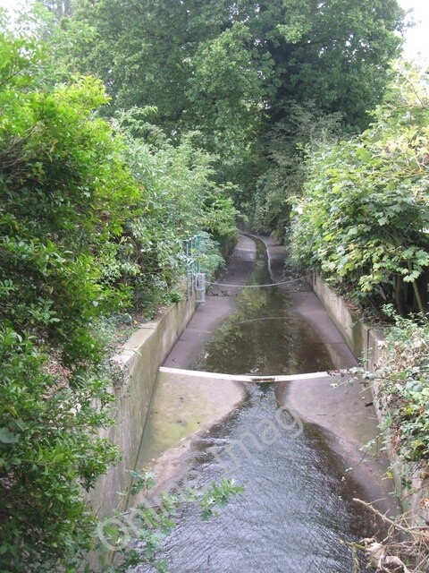 Photo 6x4 The Quaggy River south of Chinbrook Road, SE12 Eltham c2010 ...