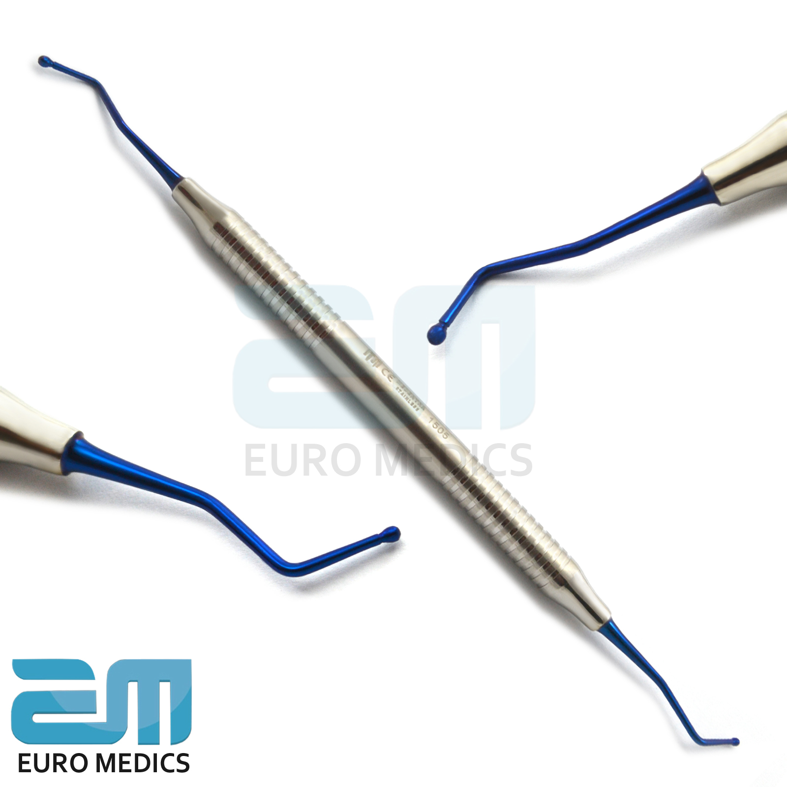 Dental Filling Instruments Composite Blue Titanium Coated Restorative ...