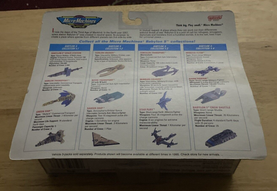 Micro Machines Babylon 5 Set #3 New | eBay