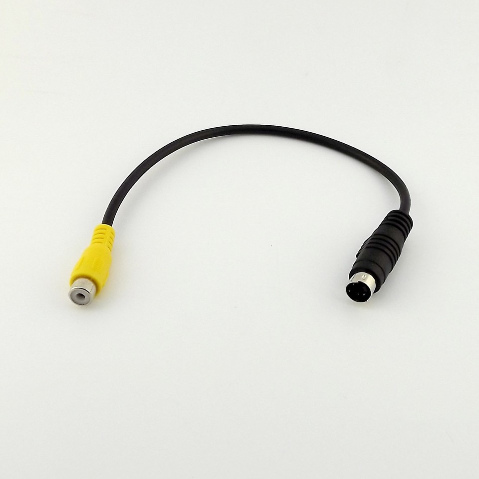 S-Video 4 Pin Male Plug To AV TV RCA Female Audio Video Composite ...