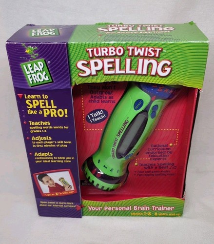 Leap Frog Turbo Twist Spelling Grade 1 Through 8 NIB | eBay