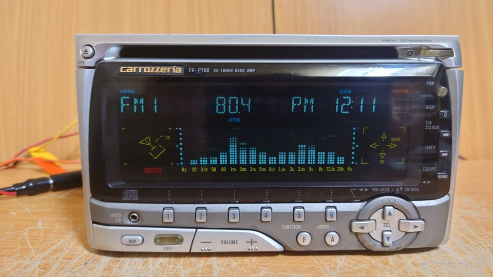 Carrozzeria FH-P700 2DIN Car Audio CD Cassette Player Working Confirmed ...