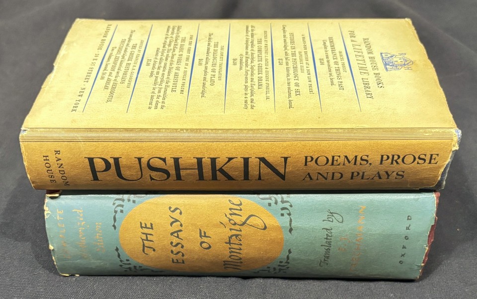 Works of Alexander Pushkin & The Essays of Montaigne! Antique Prose ...